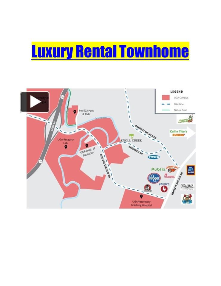 PPT – Luxury Rental Townhomes PowerPoint presentation | free to ...