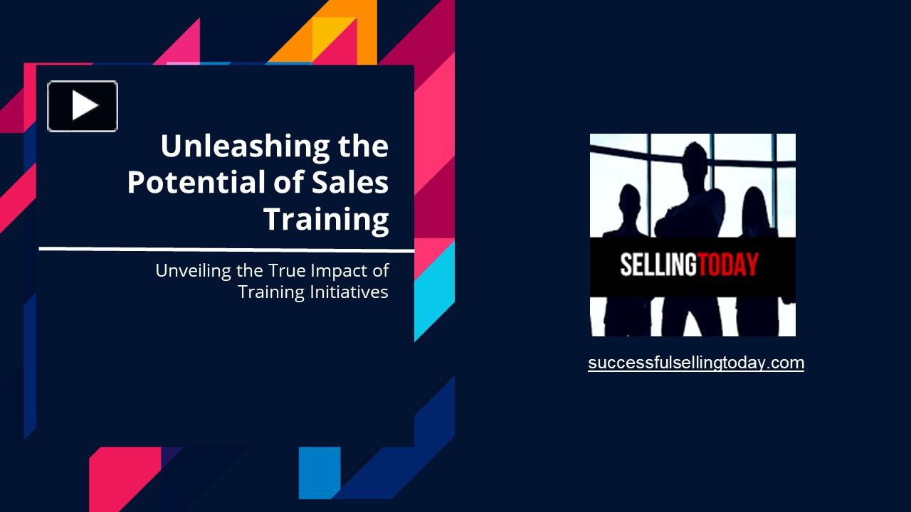 PPT – Is Sales Training Worth It? Exploring the Impact of Sales ...