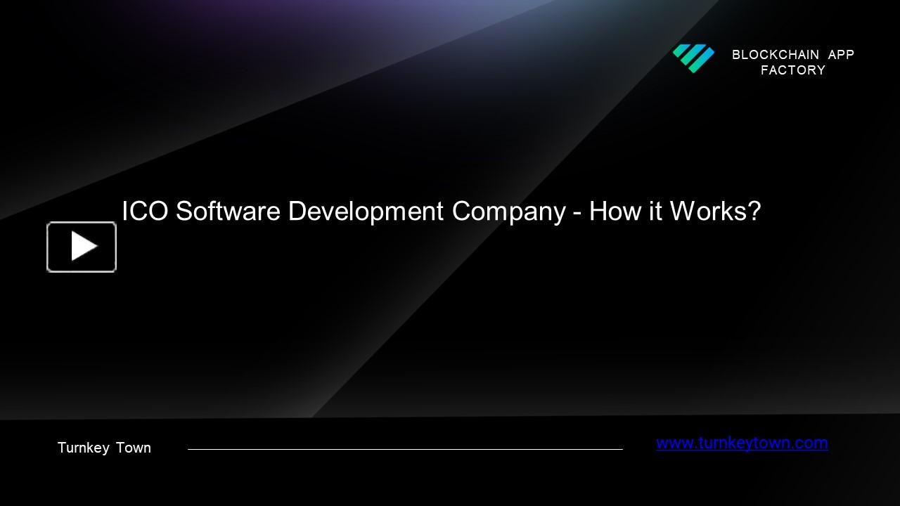 ICO Software Development Company - How it Works presentation | free to ...