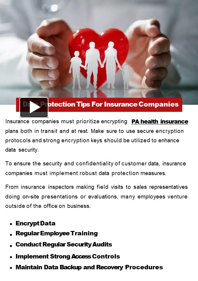 PPT – Data Protection Tips For Insurance Companies PowerPoint ...
