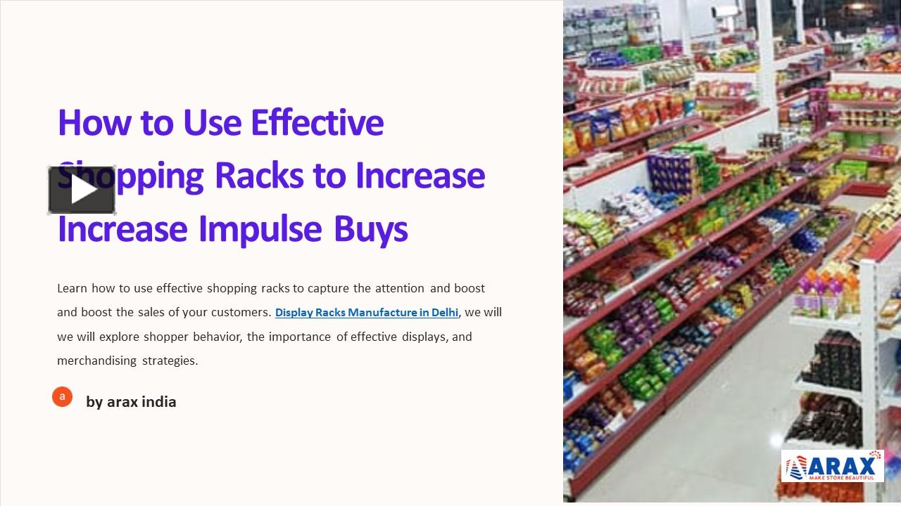 PPT – How to Use Effective Shopping Racks to Increase Impulse Buys ...