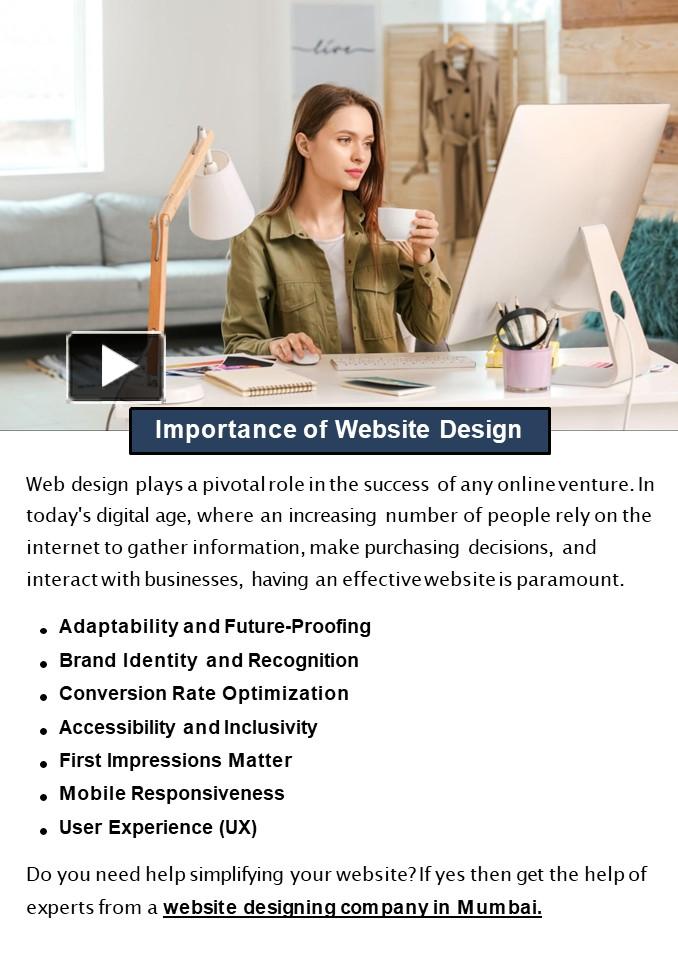 PPT – Importance of Website Design PowerPoint presentation | free to ...