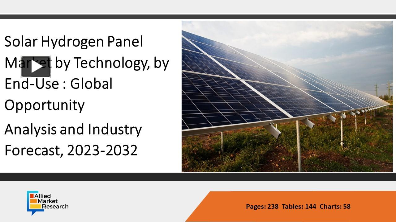 Solar Hydrogen Panel Market presentation | free to download