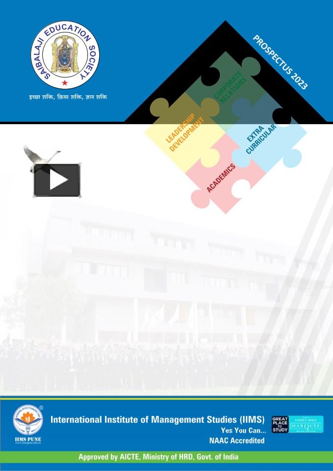 PPT – Top PGDM admission 2024 IIMS Pune- PGDM course details PowerPoint ...