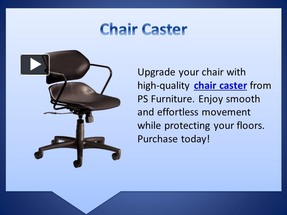 Chair_Caster presentation | free to download