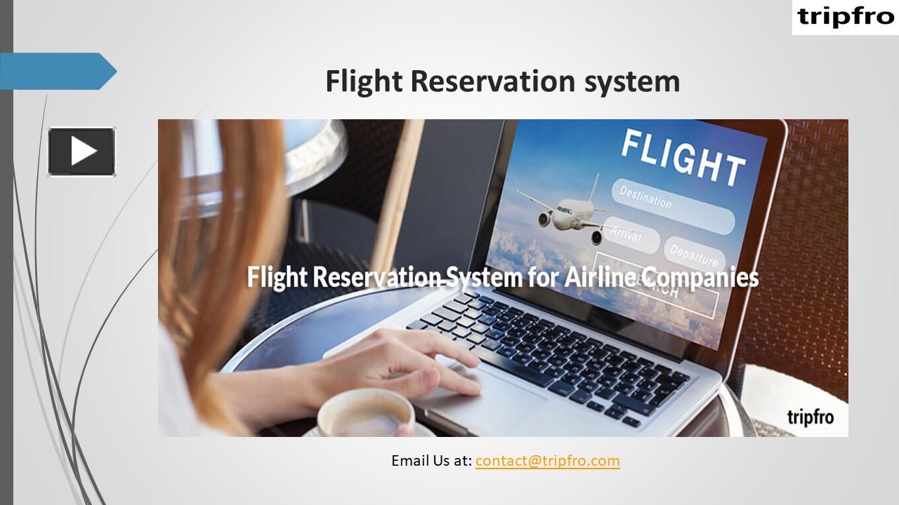 PPT – Flight Reservation system PowerPoint presentation | free to ...