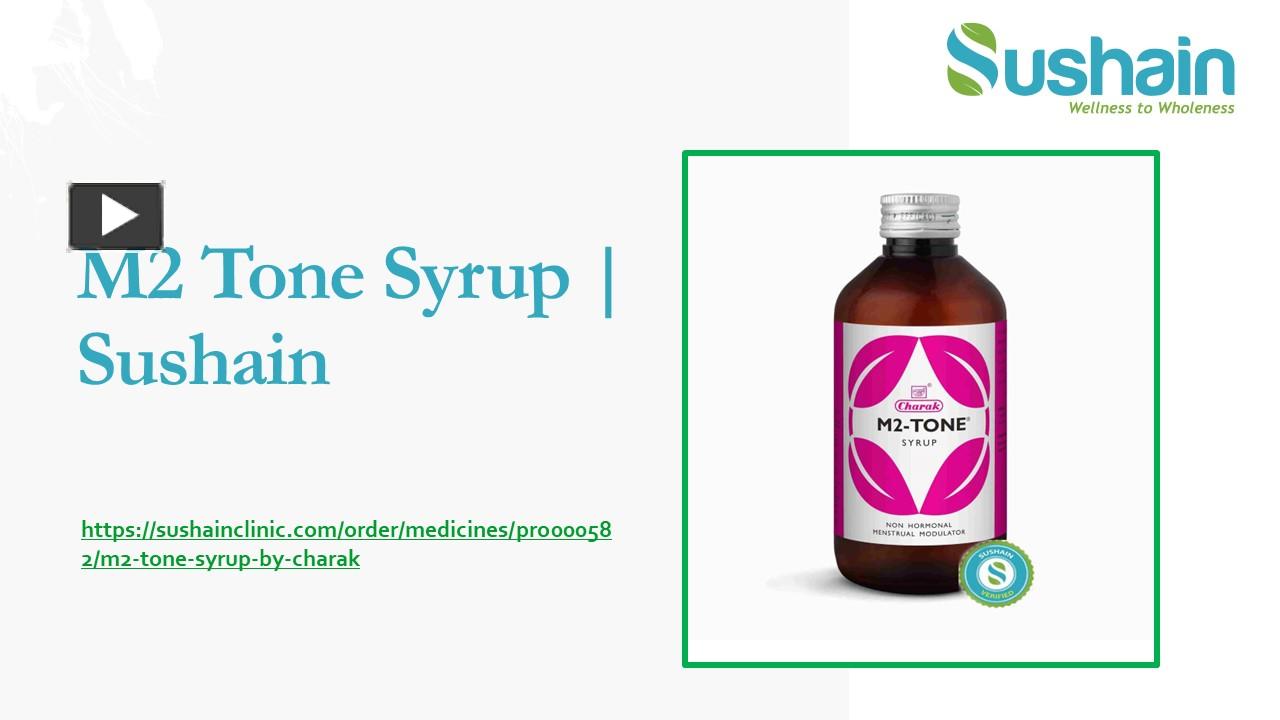 M2 Tone Syrup | Sushain presentation | free to download