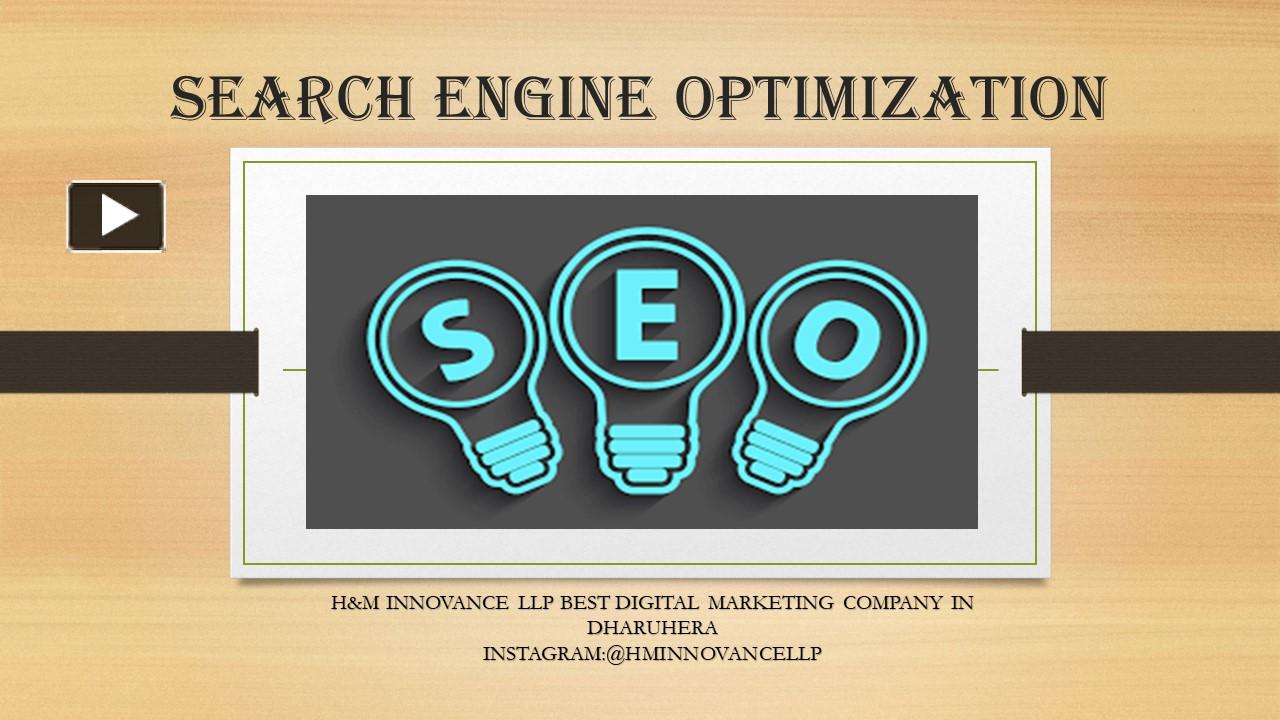 PPT – search engine optimization PowerPoint presentation | free to ...