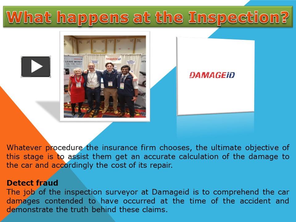 Damage identification presentation | free to view