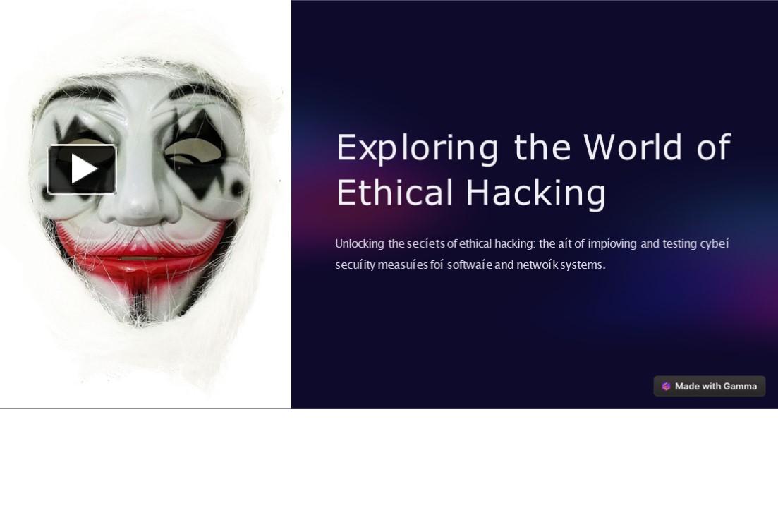 Ethical Hacking HUB presentation | free to download