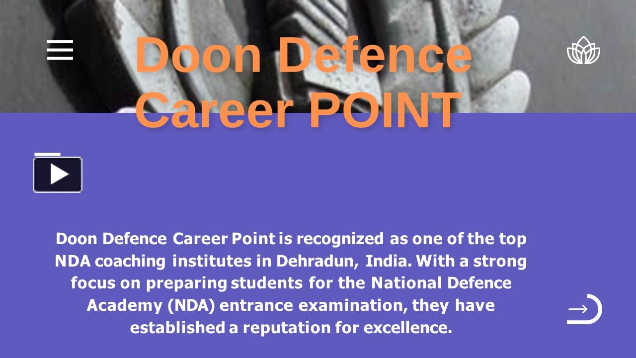 PPT – DDCP Presentation - Top NDA Coaching in Dehradun India PowerPoint ...
