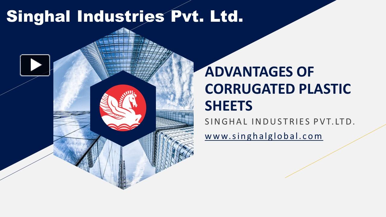 Advantages Of Corrugated Plastic Sheets Presentation Free To Download