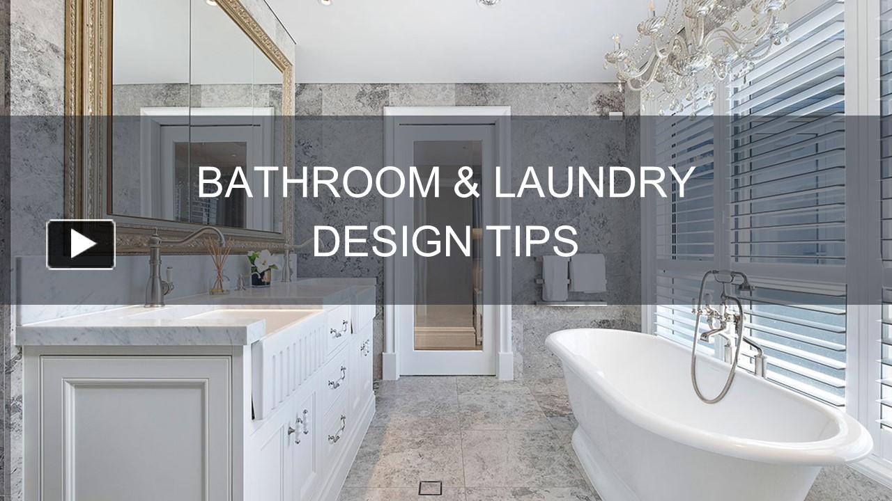 PPT – Bathroom & Laundry Design Tips PowerPoint presentation | free to ...