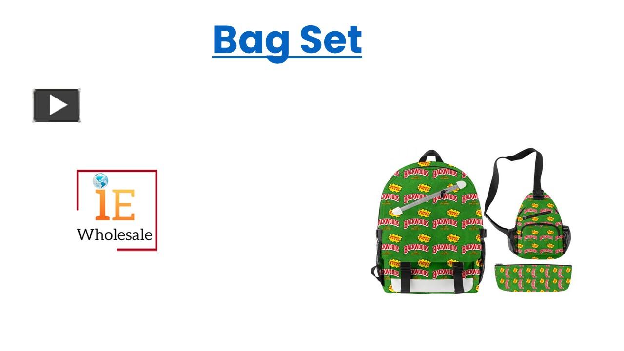 PPT – bag set PowerPoint presentation | free to download - id: 97443a-NzU0Z