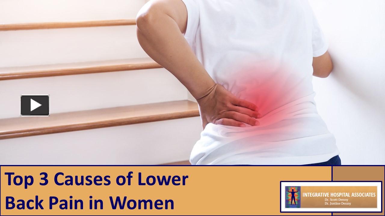 PPT – Lower Back Pain in Women: Identifying the Top 3 Reasons ...