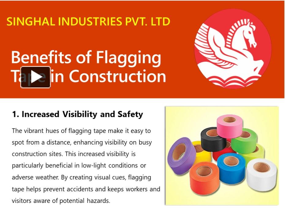 Benefits of Flagging Tape in Construction presentation | free to download