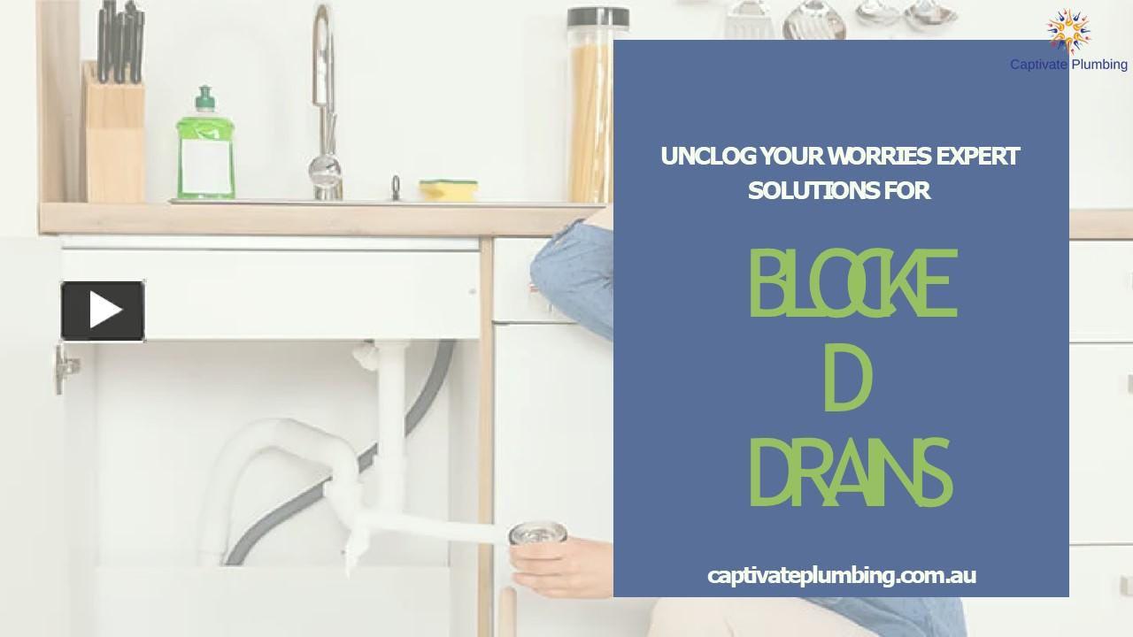 Blocked Drains No More: Experience Unparalleled Service presentation ...