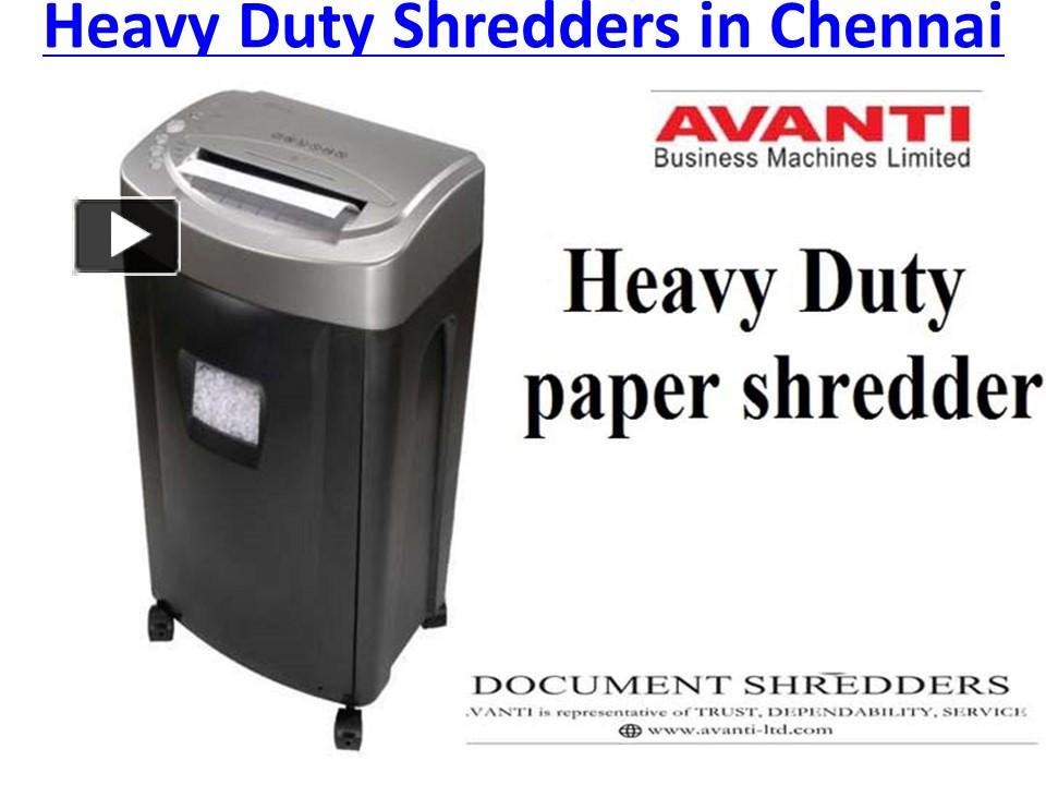 PPT – Top 5 Industrial Shredding Machine Manufacturers in India ...