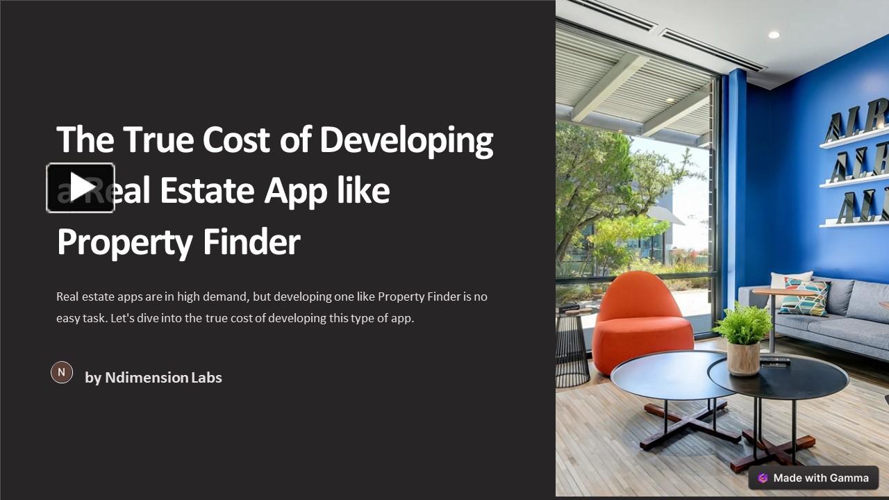 PPT – The True Cost Of Developing A Real Estate App Like Property ...