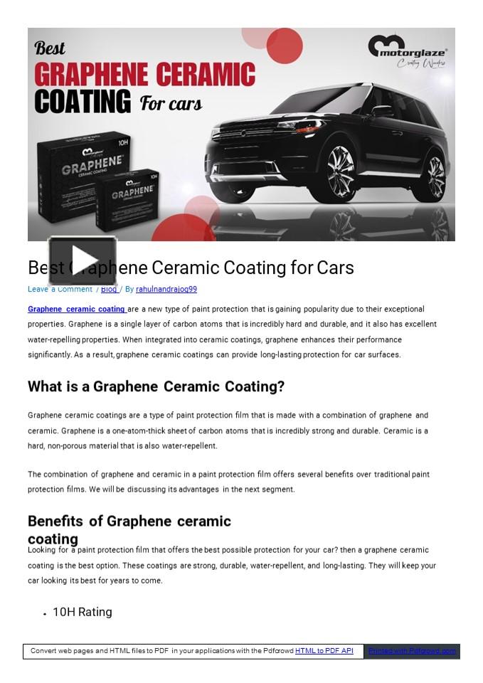 PPT – Best Graphene Ceramic Coating for Cars PowerPoint presentation ...