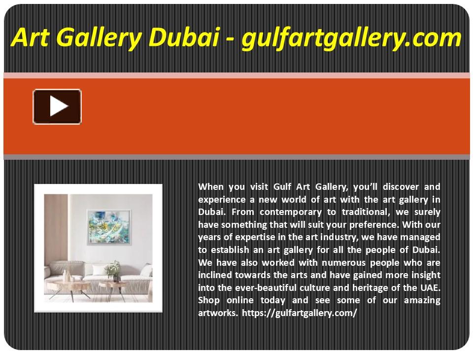 PPT – Art Gallery Dubai - gulfartgallery.com (1) PowerPoint ...