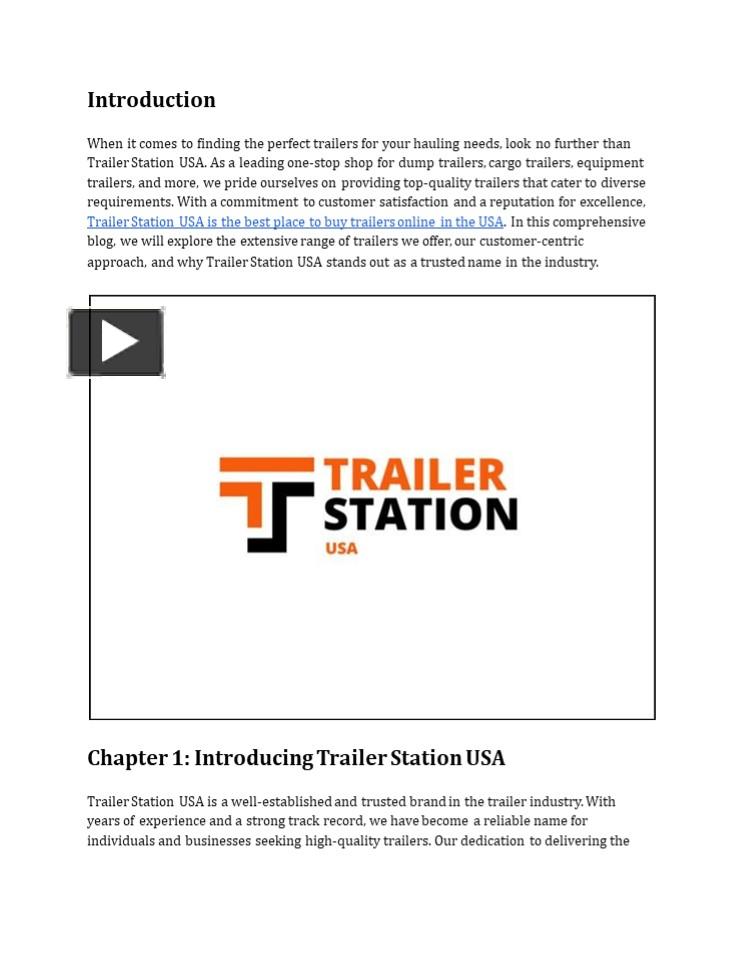 Best Trailers To Buy Presentation Free To Download