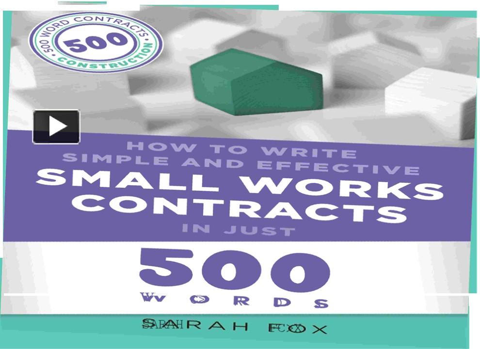 PPT – [PDF READ ONLINE] How to Write Simple and Effective Small Works ...