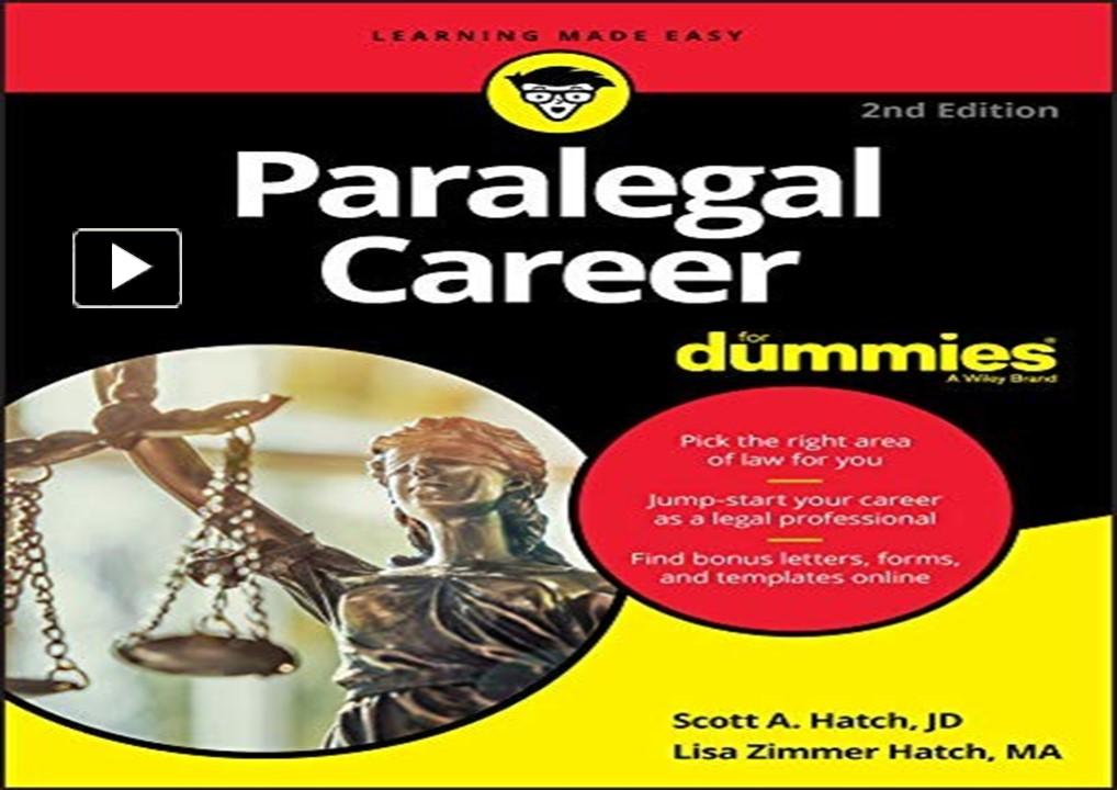 PPT – PDF_ Paralegal Career For Dummies PowerPoint presentation | free ...