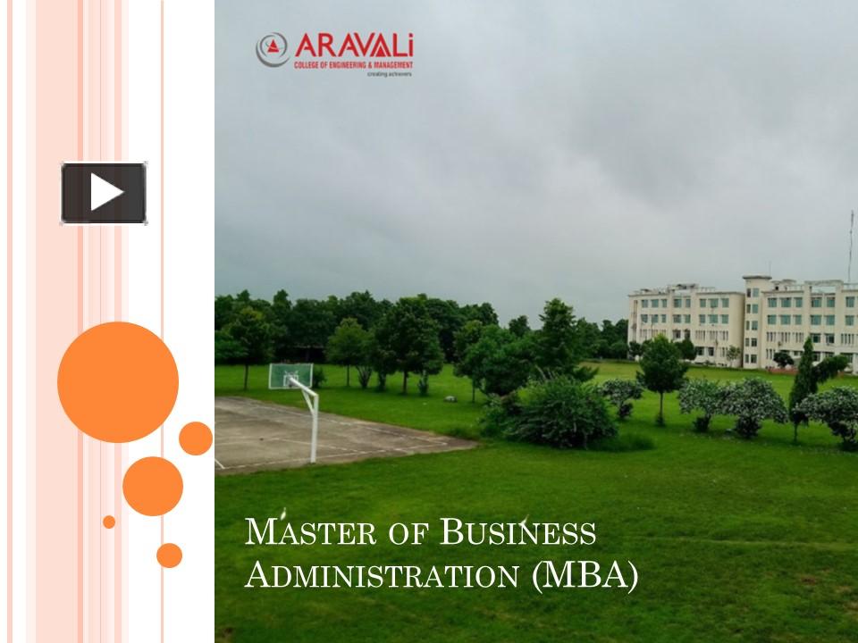 PPT – MBA at Aravali College of Engineering & Management PowerPoint ...
