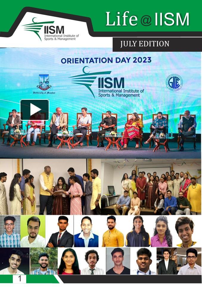 PPT – Life at IISM-July 2023-IISM Mumbai PowerPoint presentation | free ...