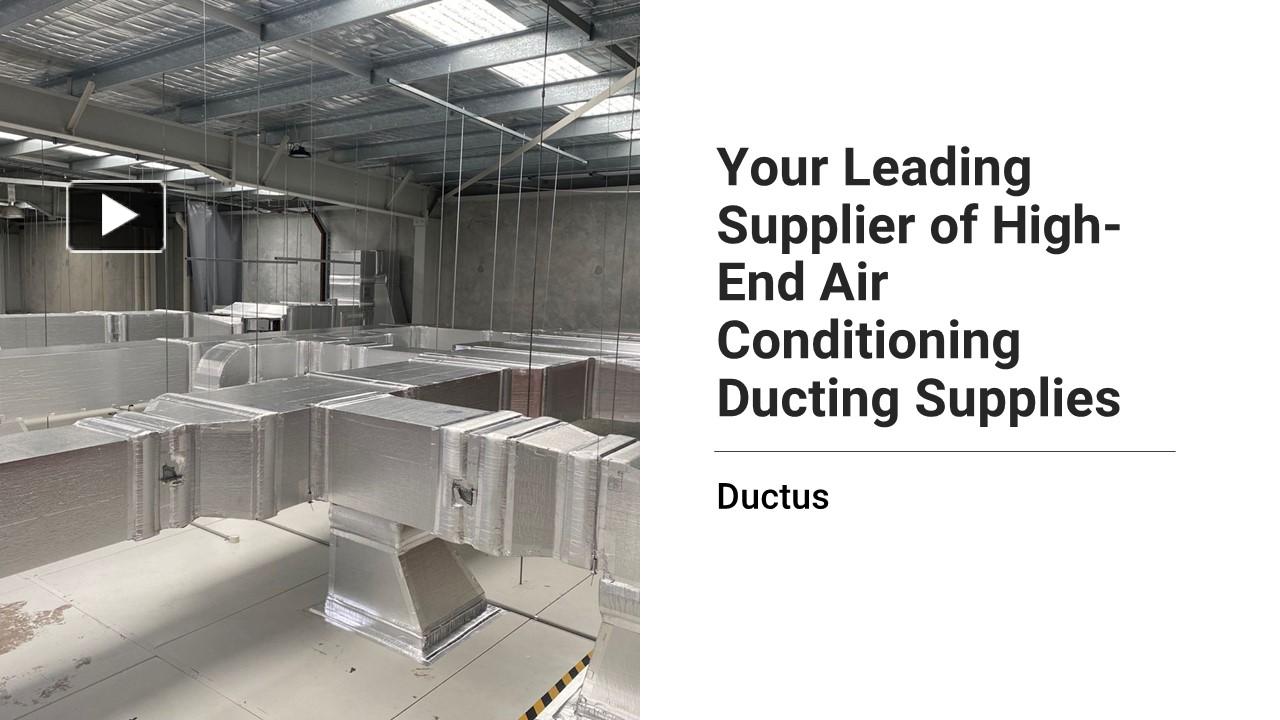 PPT – Air Conditioning Ducting - Ductus PowerPoint presentation | free ...