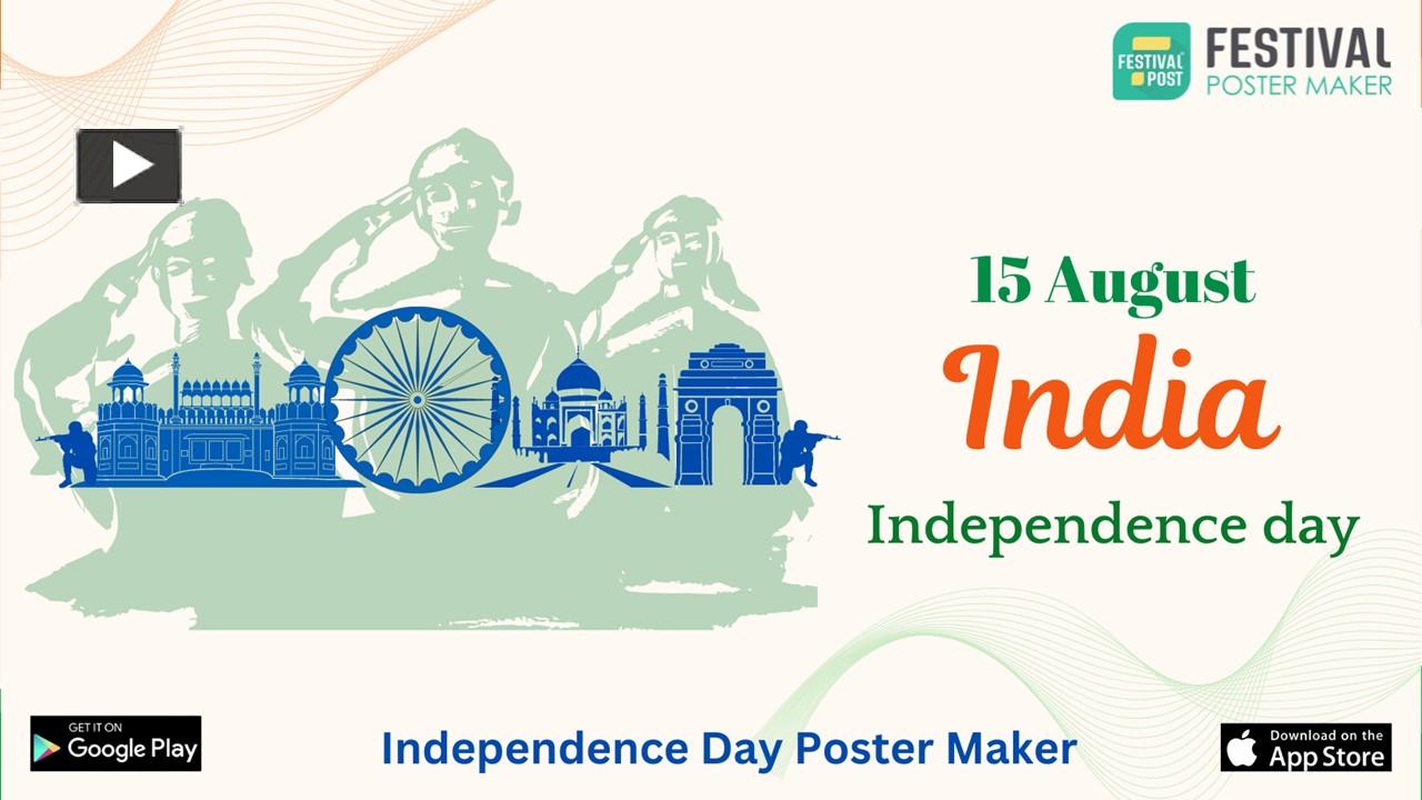 Independence Day Poster - 15 August Poster Maker for 76th Independence ...