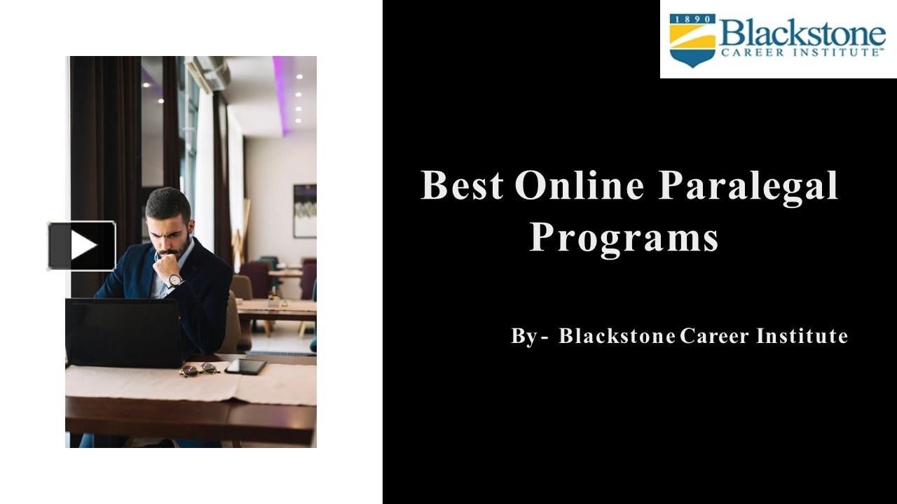 Online Accredited Paralegal Program presentation | free to download
