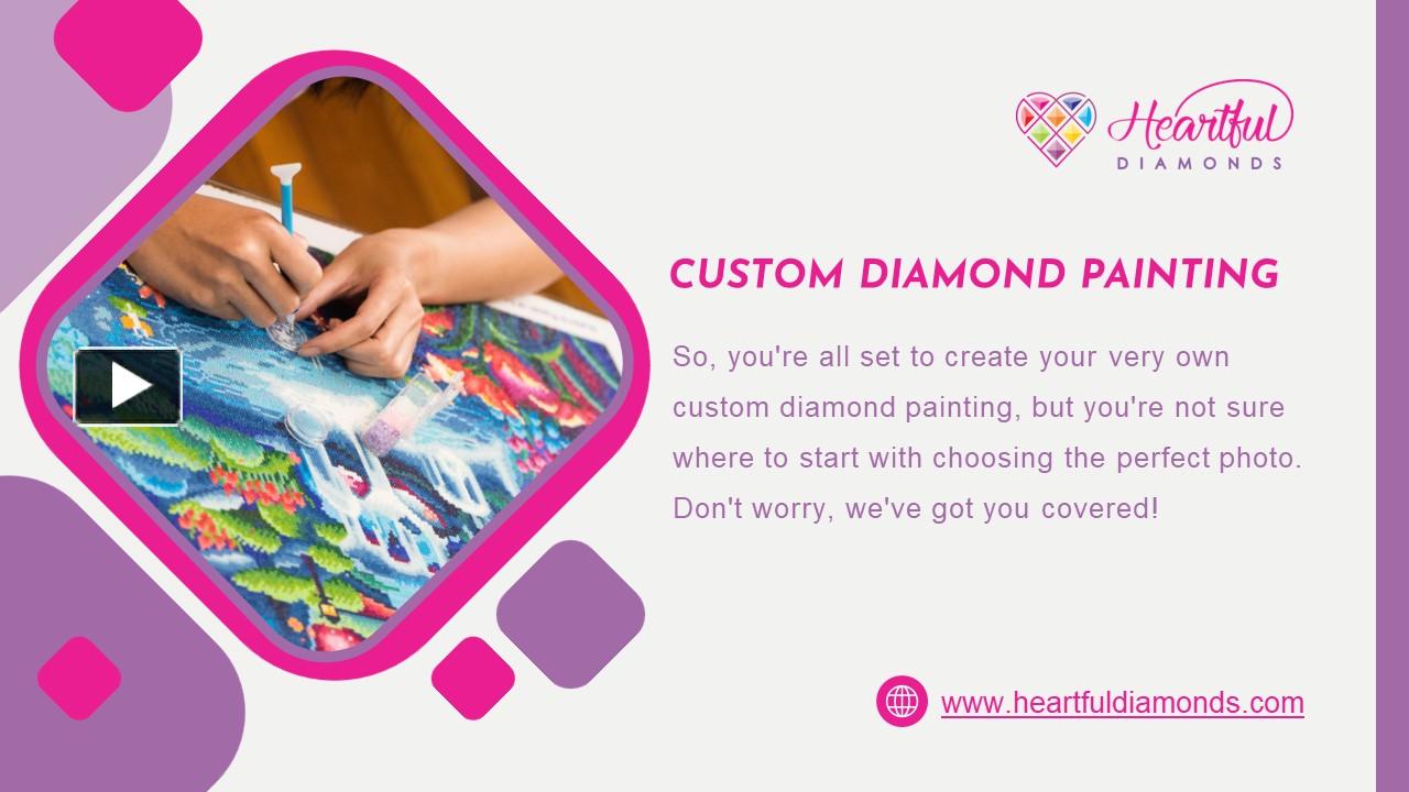 PPT – Avail The Benefits of Custom Diamond Painting - Heartful Diamonds ...