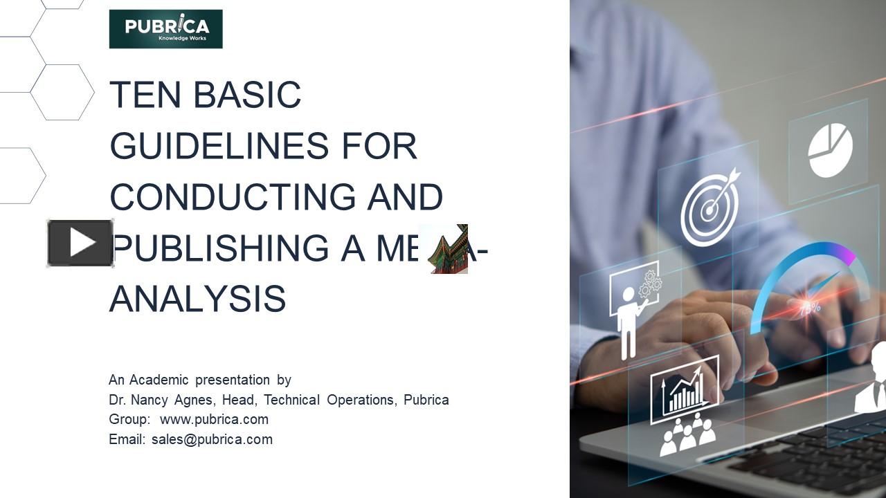 PPT – Ten basic guidelines for conducting and publishing a meta ...