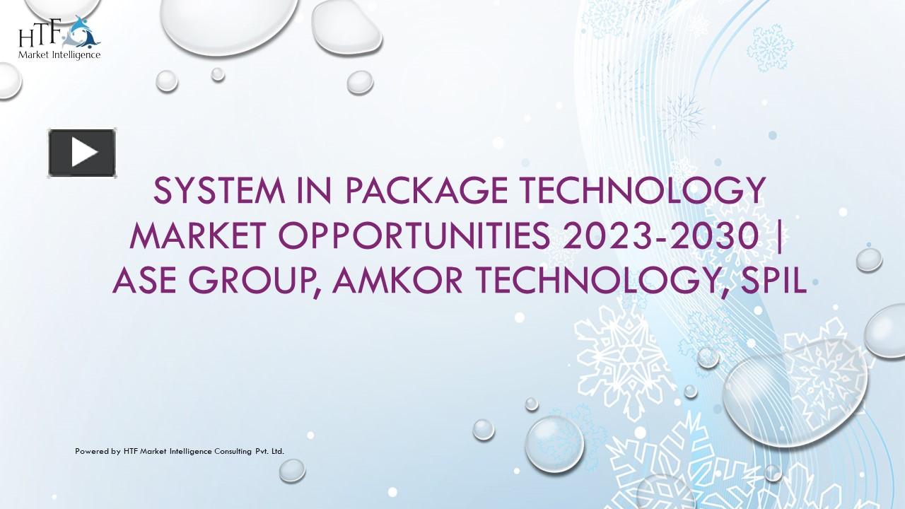 PPT – System in Package Technology market PowerPoint presentation ...
