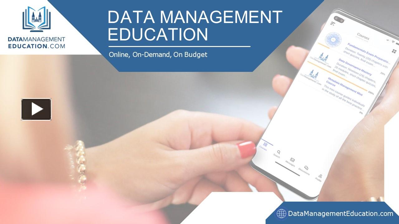 PPT – Data Management Education PowerPoint presentation | free to ...
