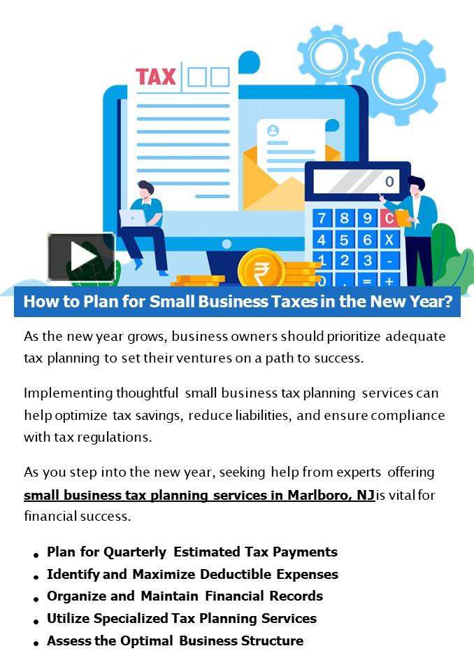 How to Plan for Small Business Taxes in the New Year? presentation ...
