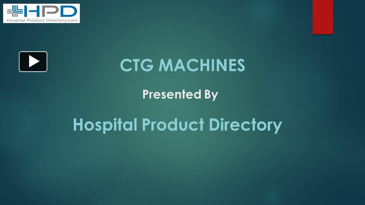 PPT – CTG Machine Suppliers From India PowerPoint presentation | free ...