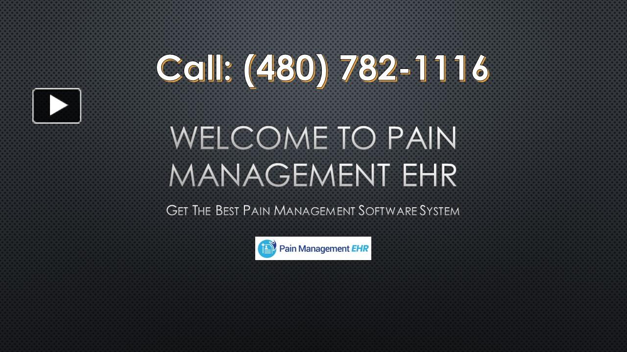 PPT – Pain Management Software System Online PowerPoint presentation ...