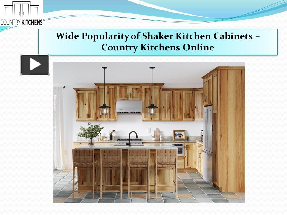 Wide Popularity of Shaker Kitchen Cabinets – Country Kitchens Online ...