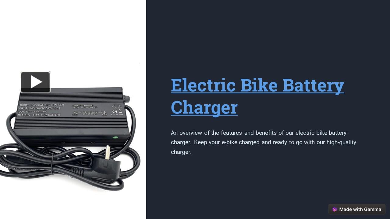 Essential Tips for Safely Charging Your Electric Bike Battery ...
