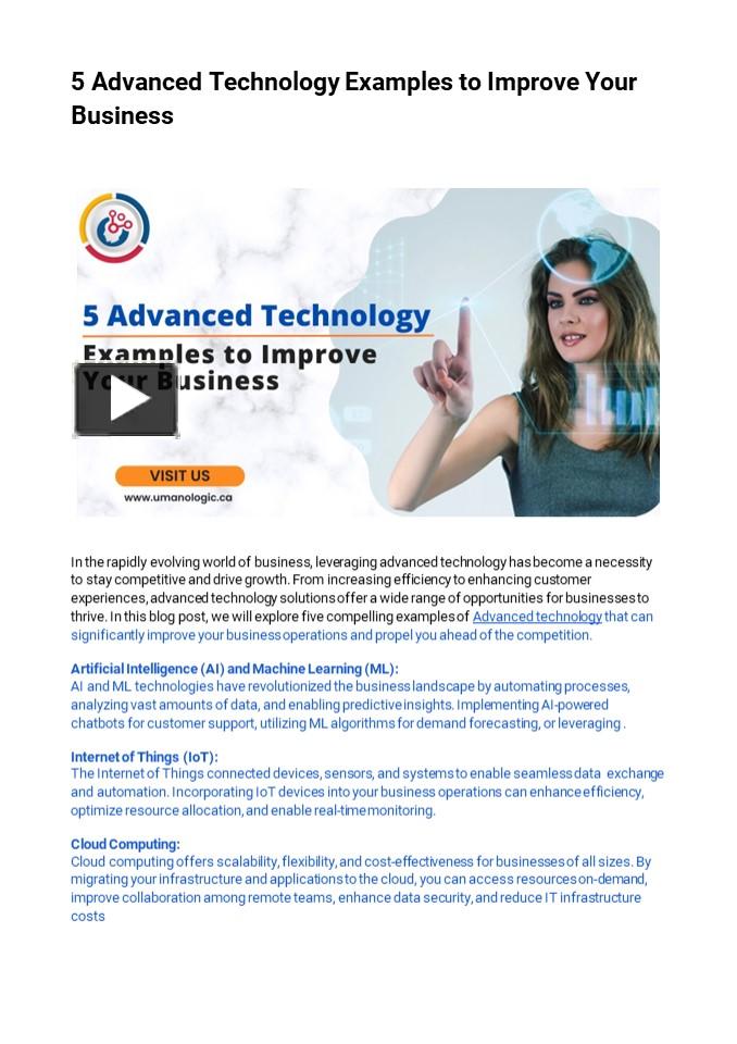 PPT – Advanced Technology Solution - Edmonton CA PowerPoint ...