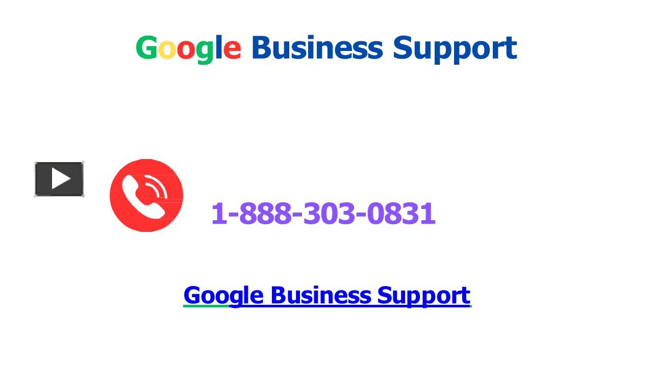 PPT – Google Business Support PowerPoint presentation | free to ...