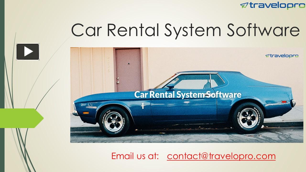 PPT – Car Rental System Software PowerPoint presentation | free to ...