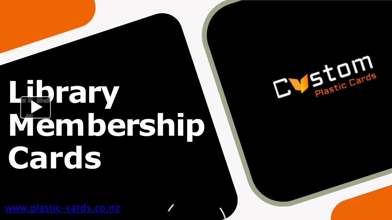 PPT – Explore the world of knowledge with Library Membership Cards ...