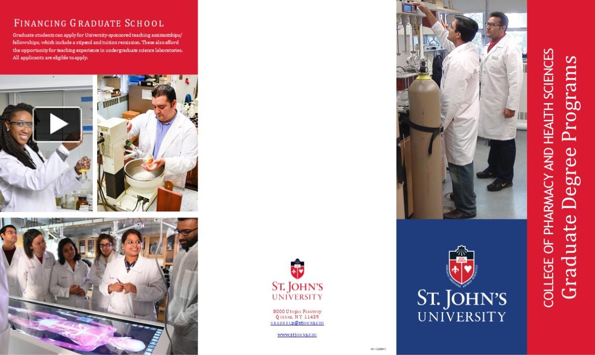 PPT – M1-12288 Pharm Travel Brochure - 2 by St Johns University ...