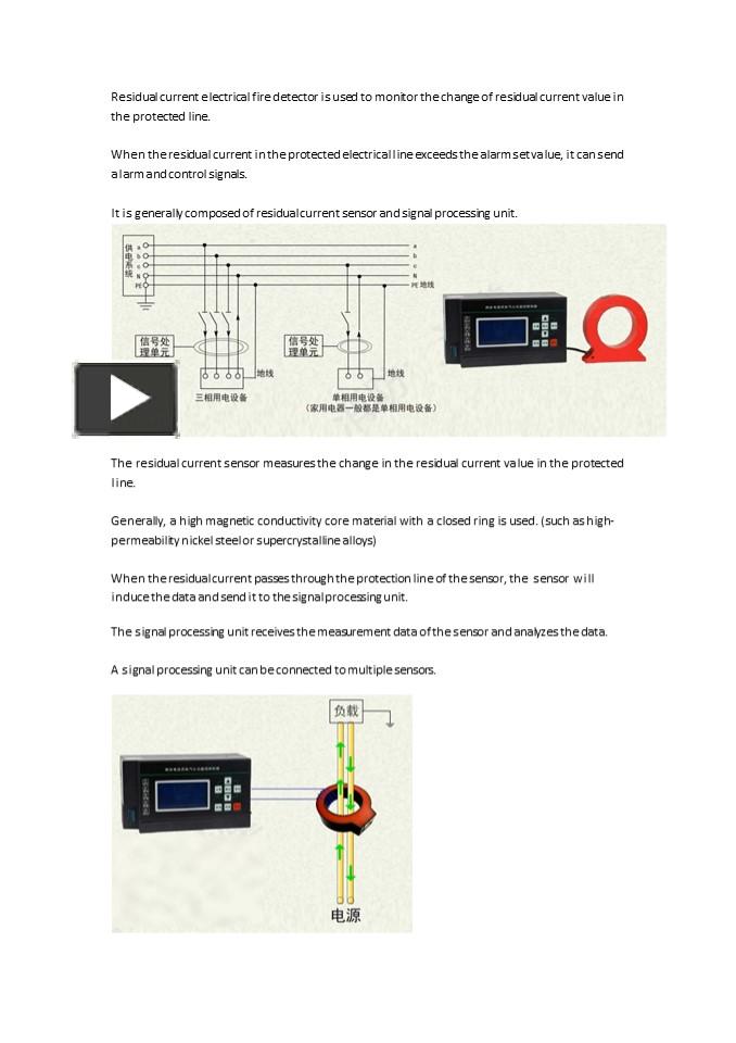 PPT – Residual current electrical fire detector PowerPoint presentation ...