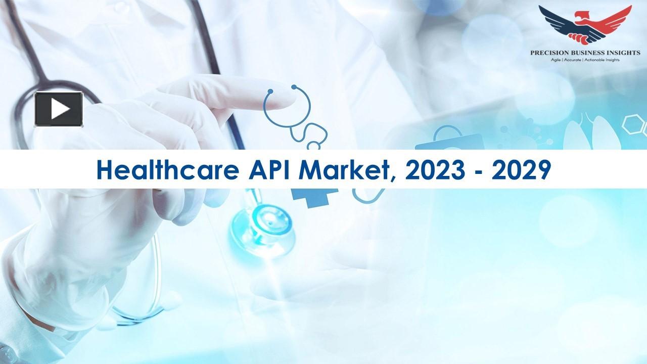 Healthcare API Market Growth Analysis | Statistics 2023 presentation ...