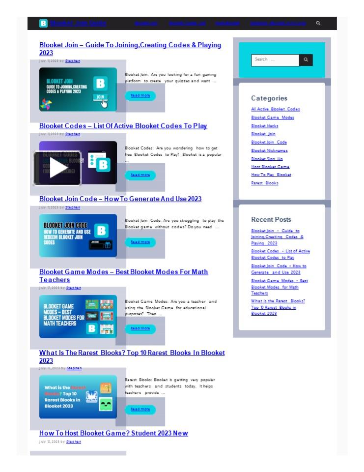 Blooket Join Code presentation | free to download